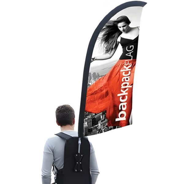 Mobile Backpack Feather Flag Kit | Walking Banner | ExcelTent